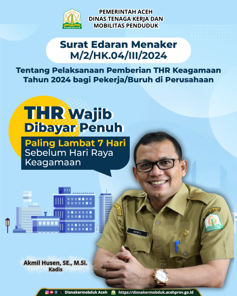 Dinas Tenaga Kerja dan Mobilitas Penduduk (Disnakermobduk) Provinsi ...